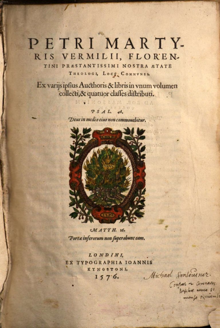 Peter Martyr Vermigli: The Forgotten Reformer - The Davenant Institute